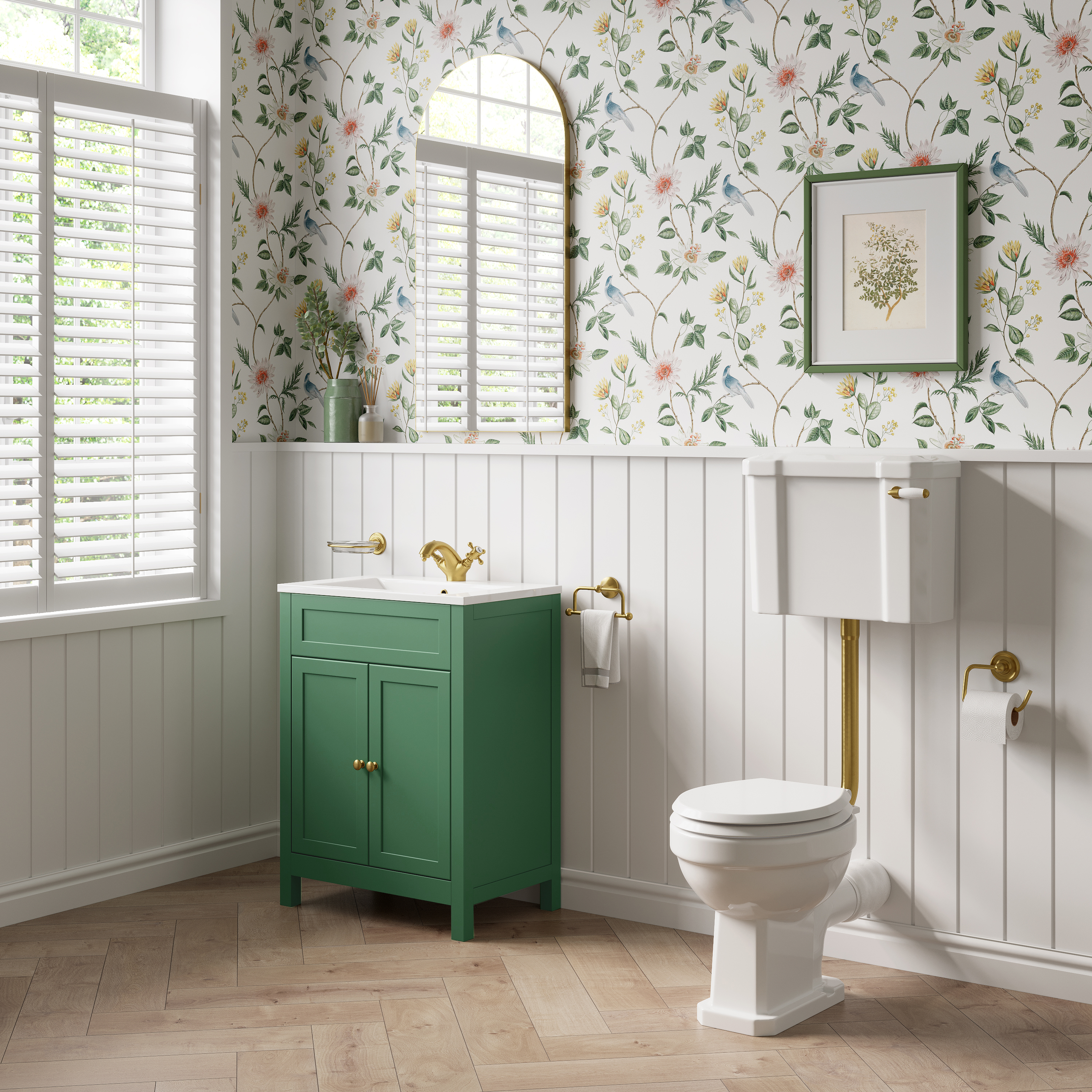 Butler & Rose Catherine 600mm Floorstanding Vanity Unit & Basin | Drench