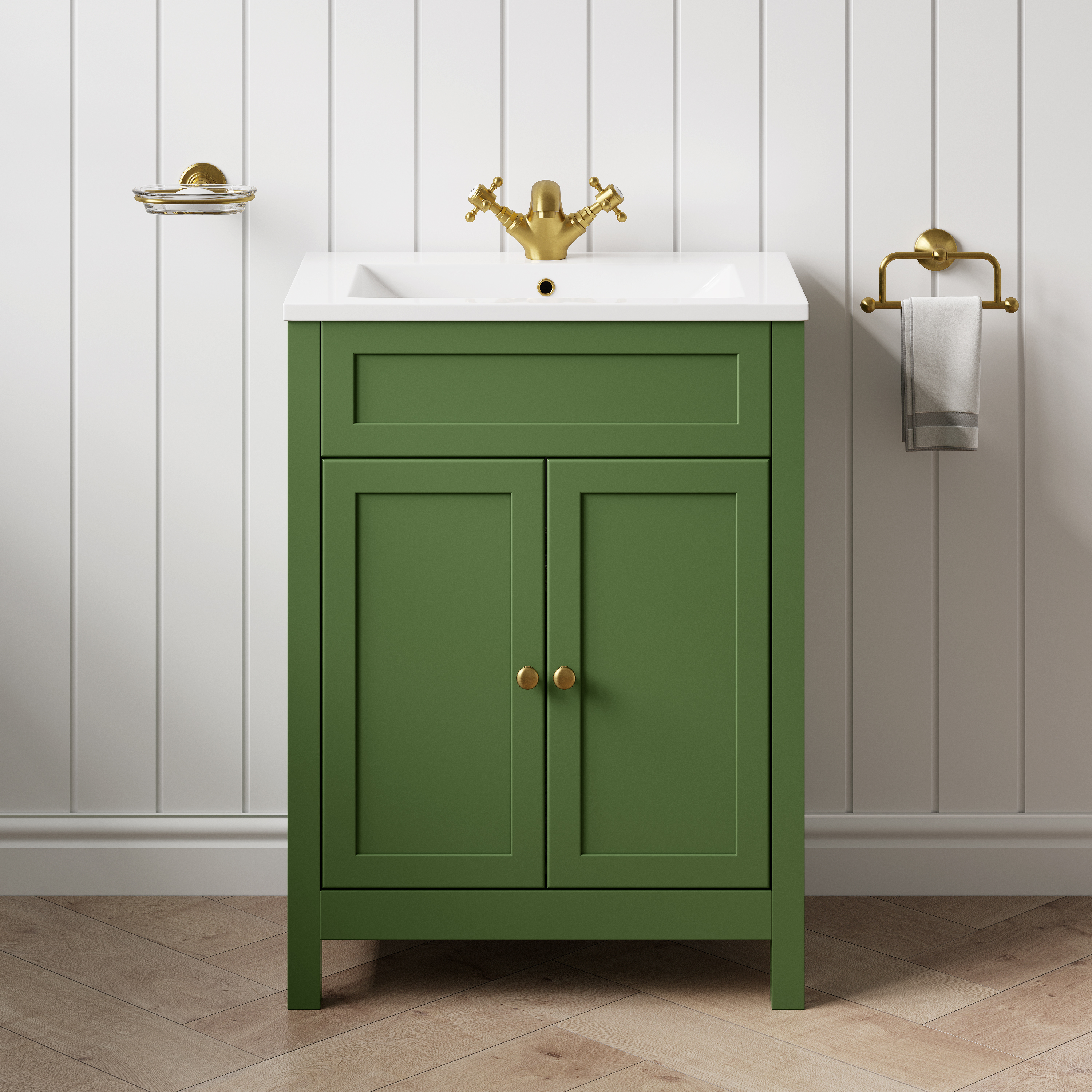 Butler & Rose Catherine 600mm Floorstanding Vanity Unit & Basin | Drench