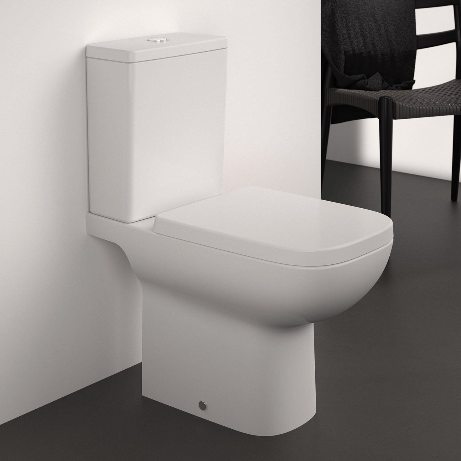 Ideal Standard i.life A Close Coupled Rimless Toilet with Soft Close ...