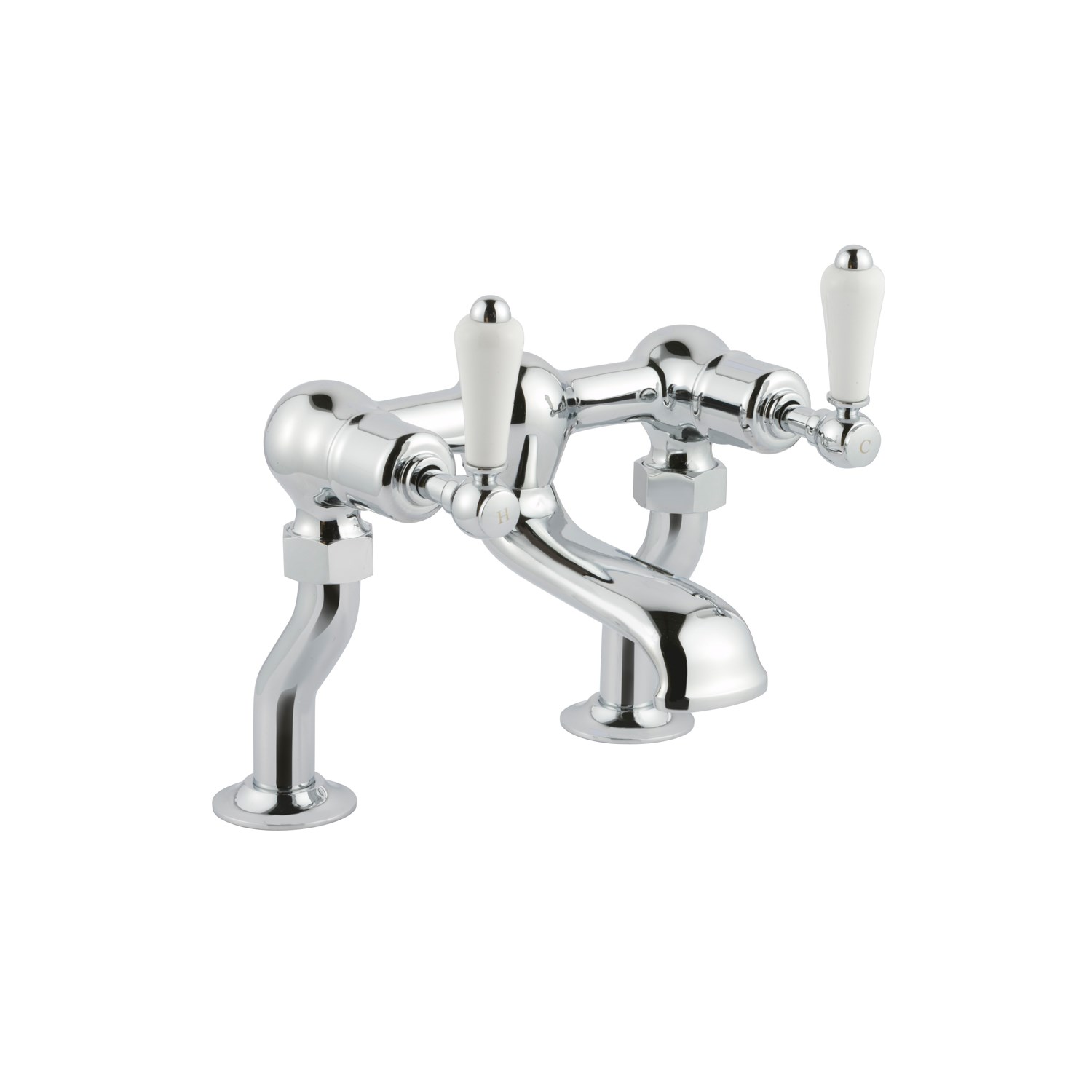 Butler & Rose Caledonia Lever Deck Mounted Bath Filler Tap | Drench
