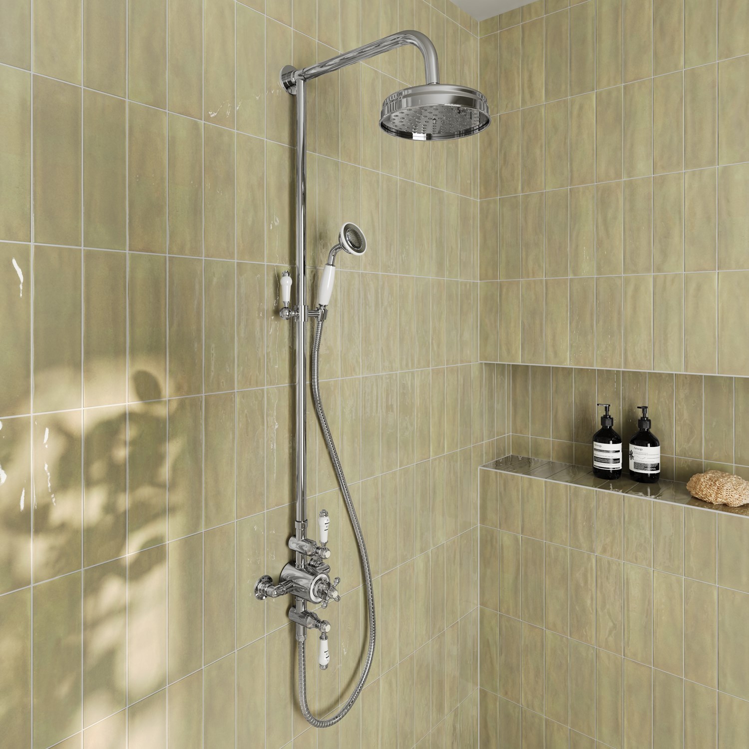 Butler & Rose Eliza Traditional 2 Outlet Exposed Shower Kit | Drench