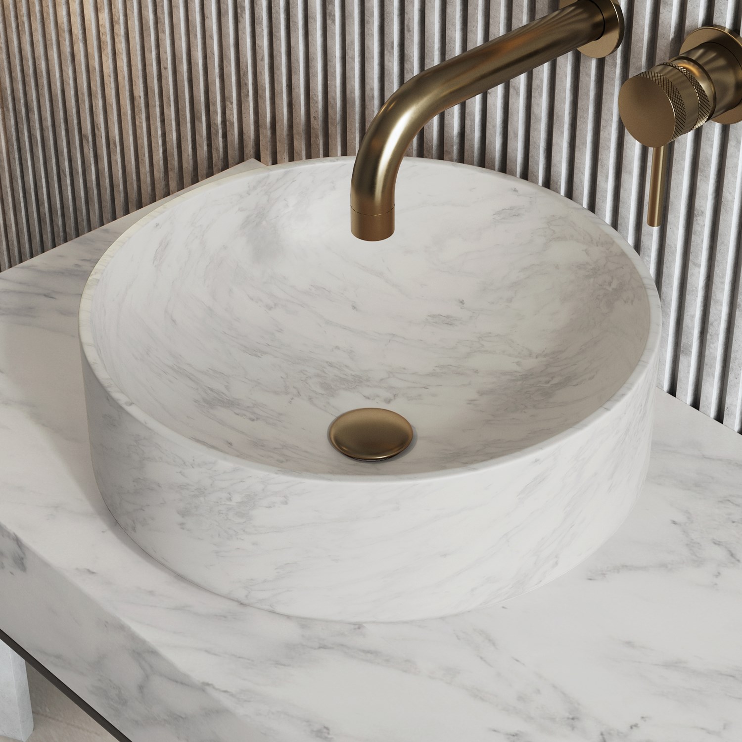 Harbour Tuscany 350mm Marble Countertop Basin | Drench