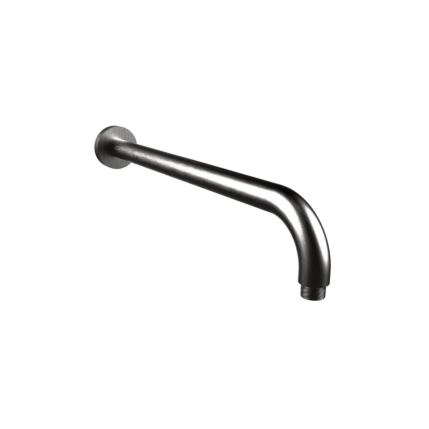 Crosswater Union 400mm Wall Mounted Shower Arm - Brushed Black Chrome ...