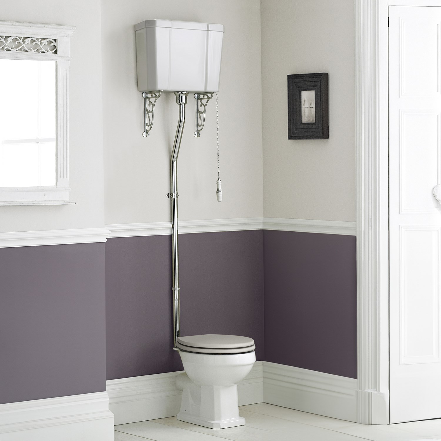 Butler & Rose Catherine Comfort Height High Level Toilet with Pan ...