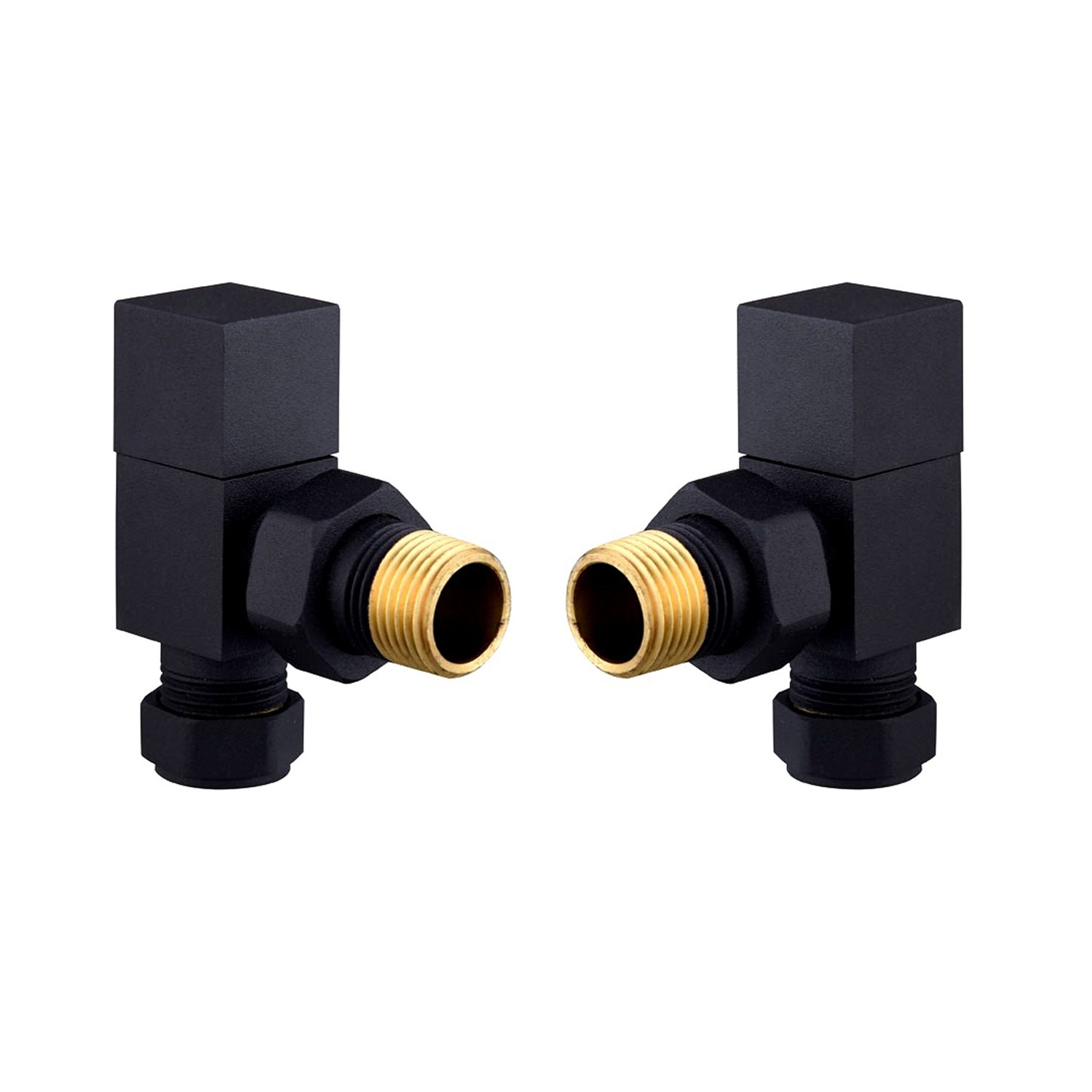 Toasty Matt Black Square Manual Valve | Drench
