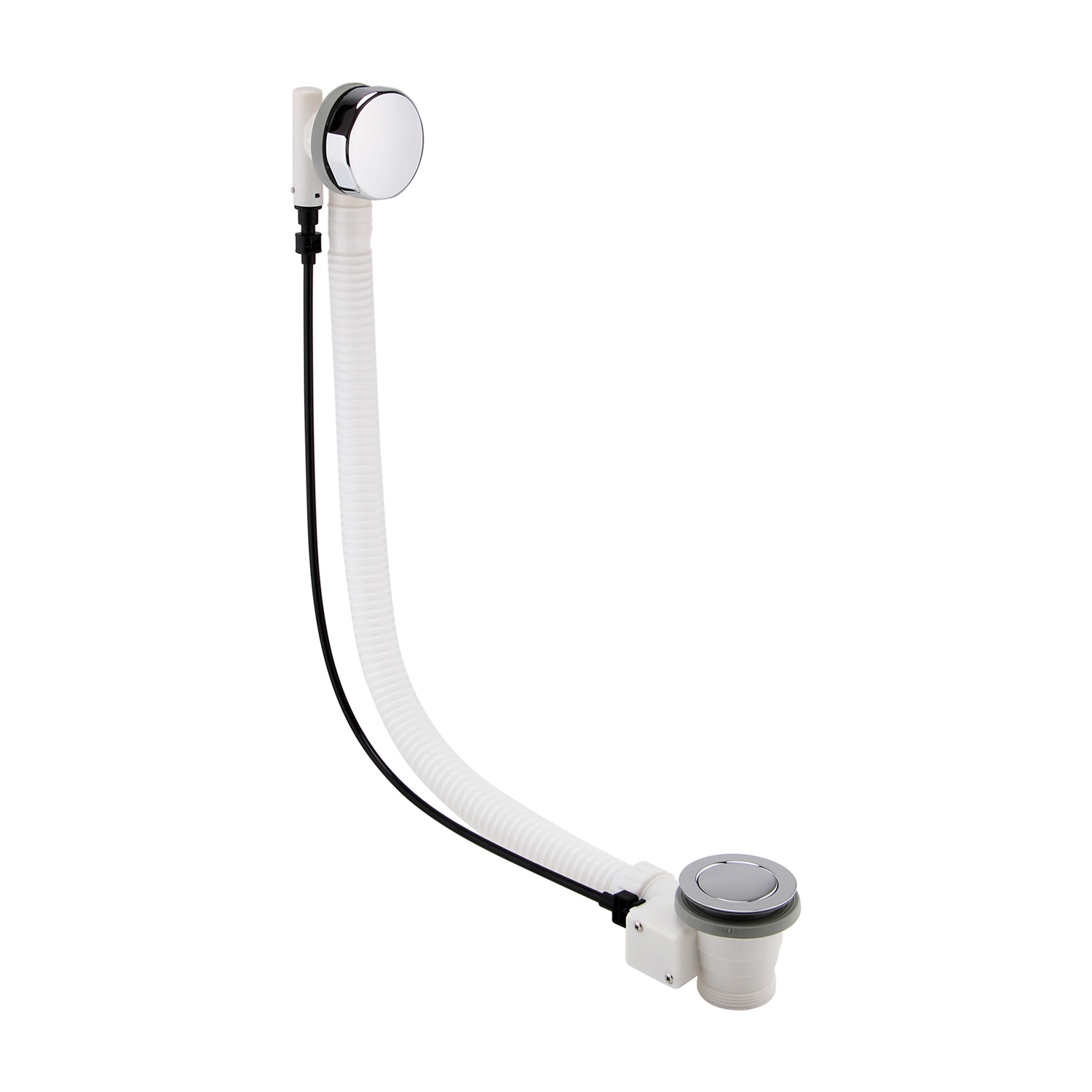 Drench Bath Pop Up Waste with Overflow - Chrome | Drench