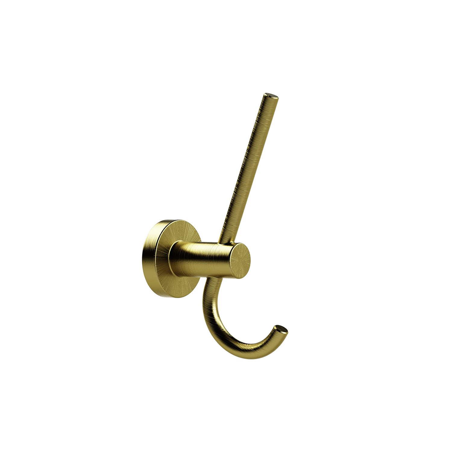 Miller Bond Brushed Brass Double Robe Hook | Drench