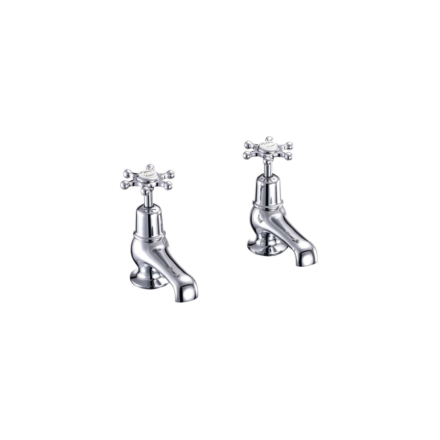Burlington Birkenhead 3 or 5 Inch Basin Pillar Taps | Drench