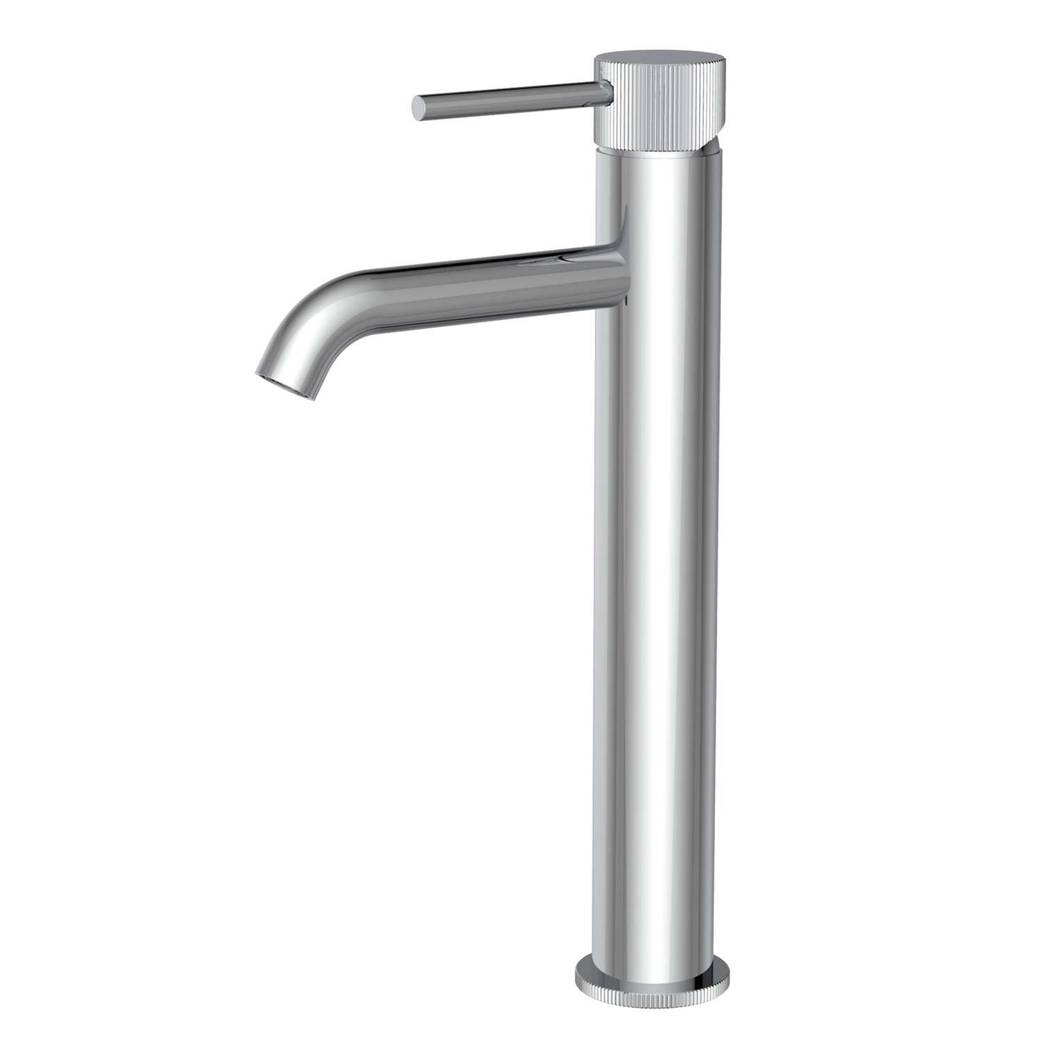 Harbour Fluted Tall Mono Basin Mixer Tap | Drench