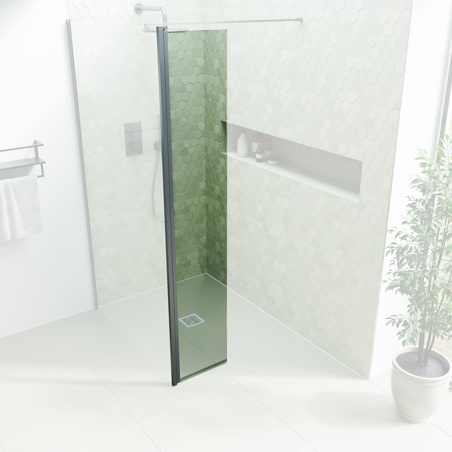 Harbour i10 Hinged 8mm Return Panel for Harbour i10 Glass Panels ...
