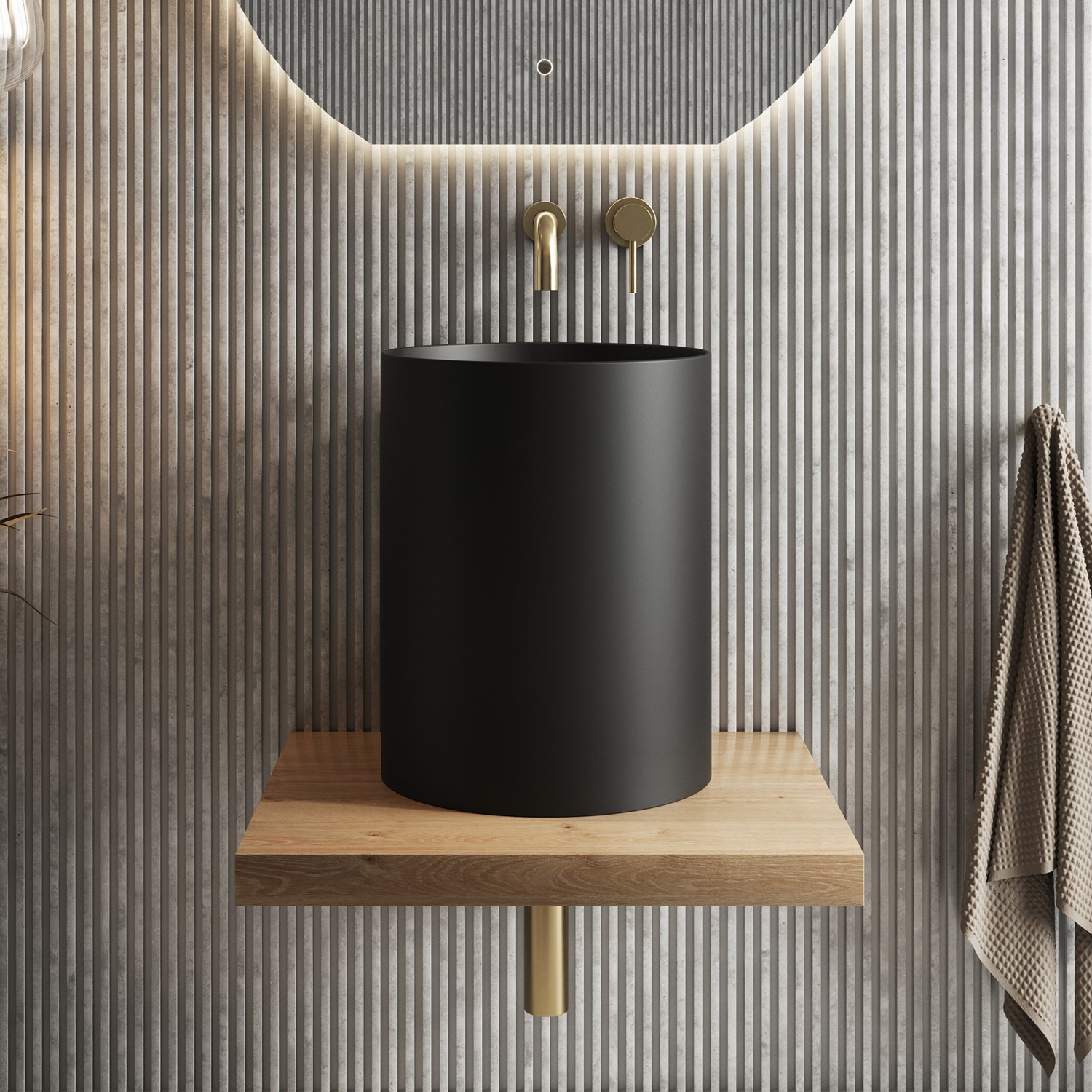 Sophia Basin Shelf with Countertop Basin - 3 sizes | Drench