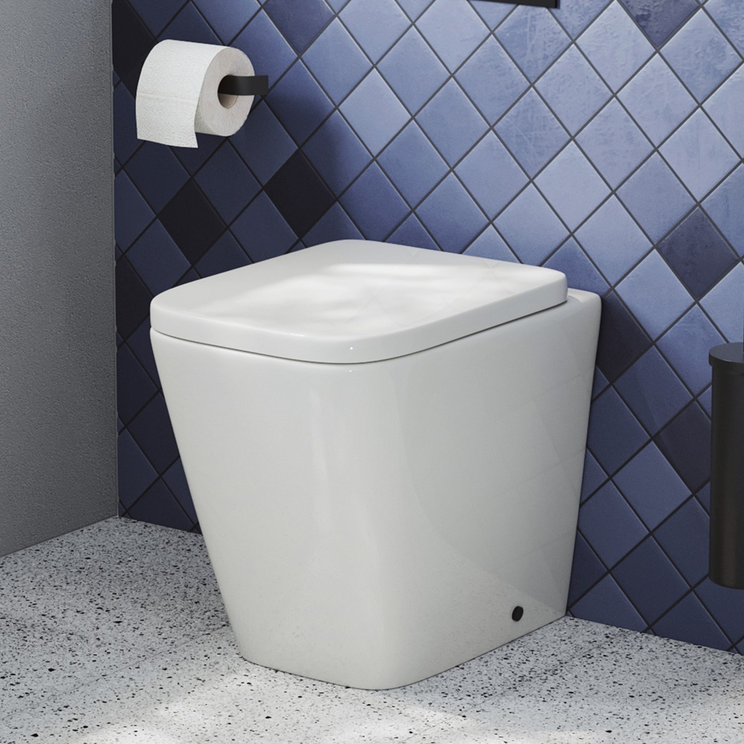 Harbour Unity Rimless Back to Wall Toilet & Soft Close Seat | Drench