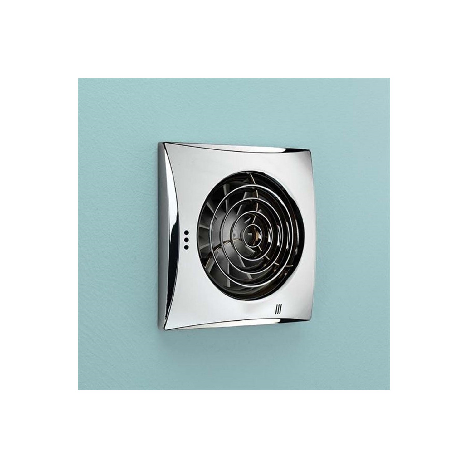hib. Hush Wall Mounted Slimline Lowprofile Fan with Timer & Humidity ...