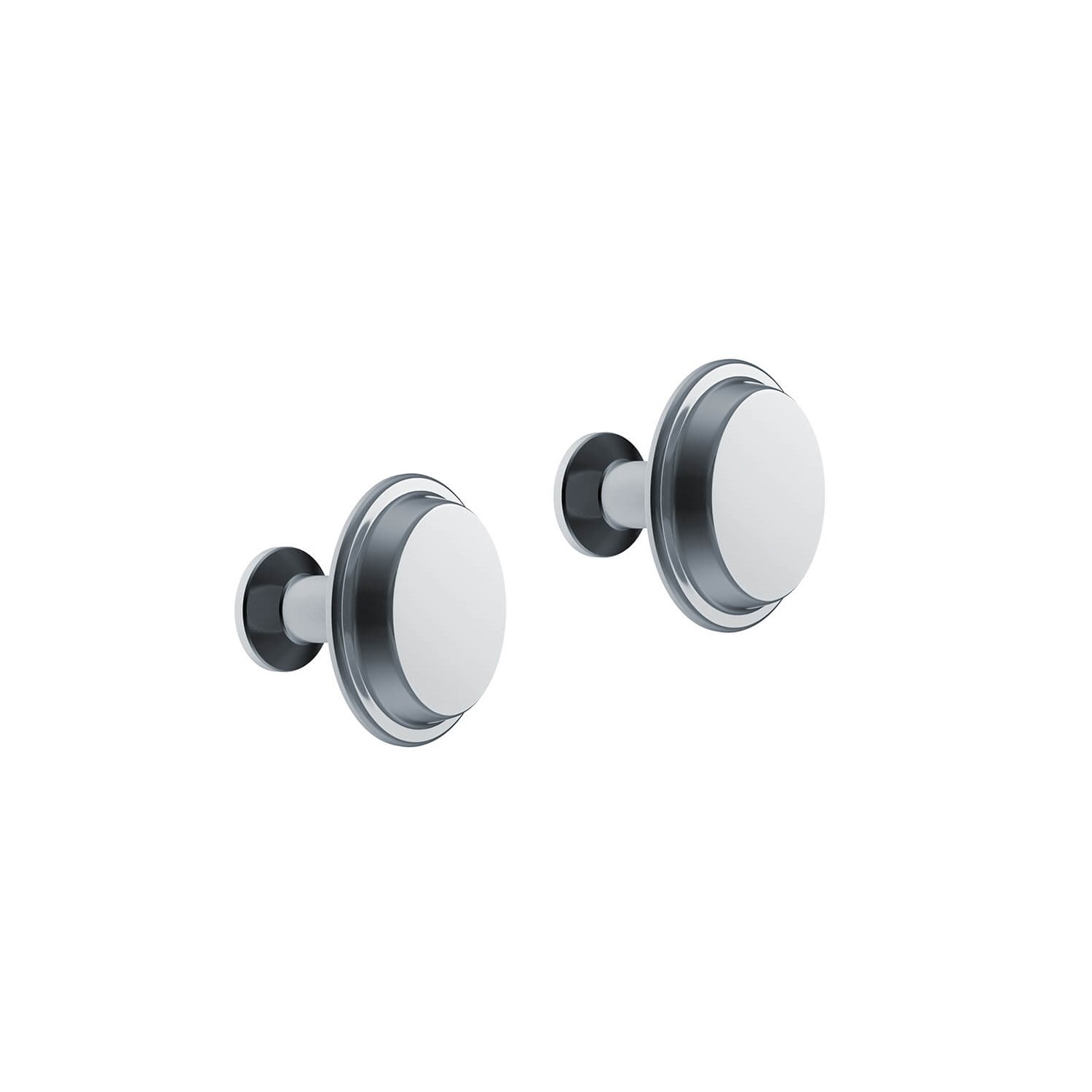 Crosswater Classic Chrome Vanity Unit Handle - Two Pack | Drench