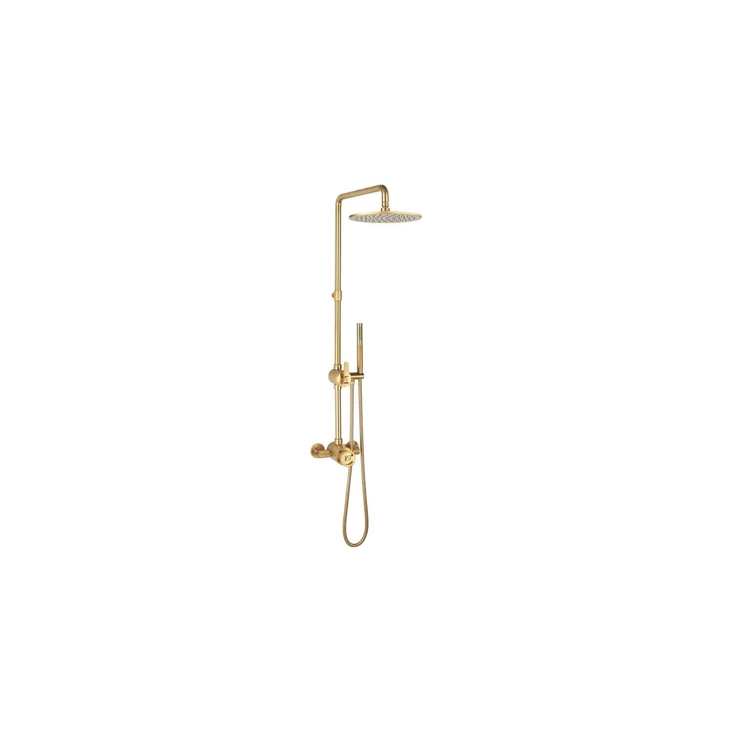 Crosswater Union Thermostatic Exposed Shower Kit with Fixed Head ...