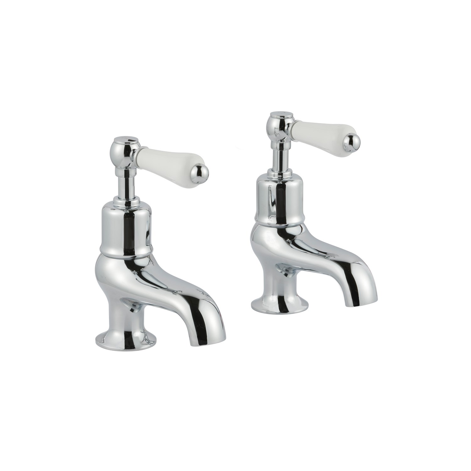 Butler & Rose Caledonia Lever Bath Pillar Taps | Drench