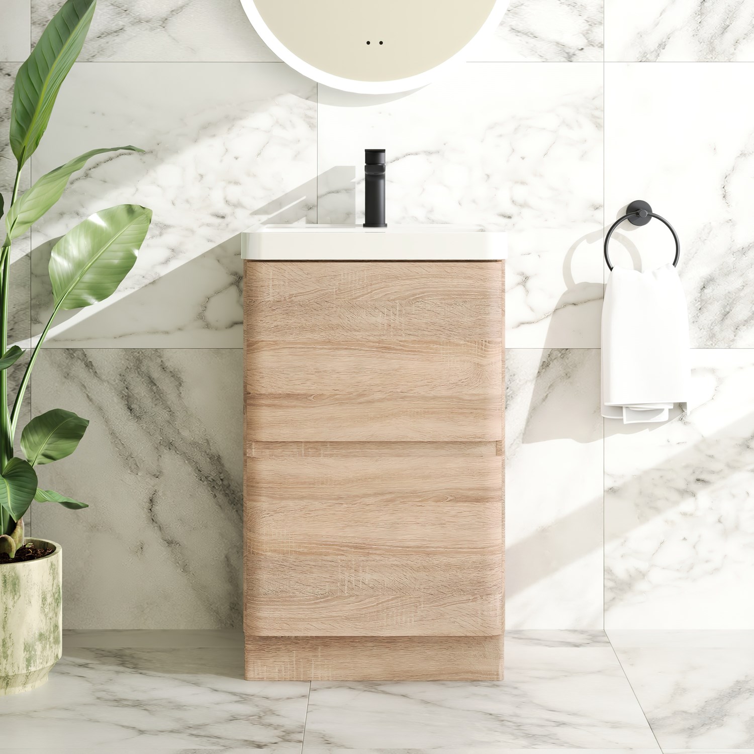Drench Origin 500mm Floorstanding Vanity Unit & Basin | Drench