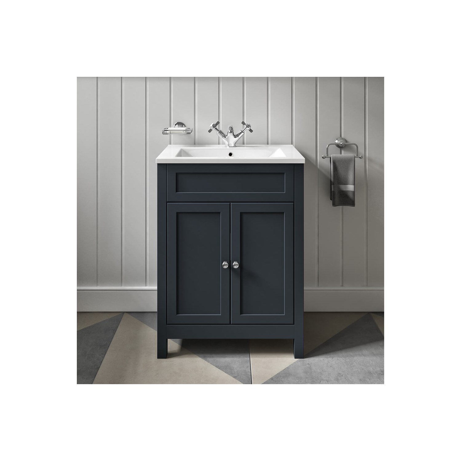 Butler & Rose Catherine 600mm Floorstanding Vanity Unit & Basin | Drench