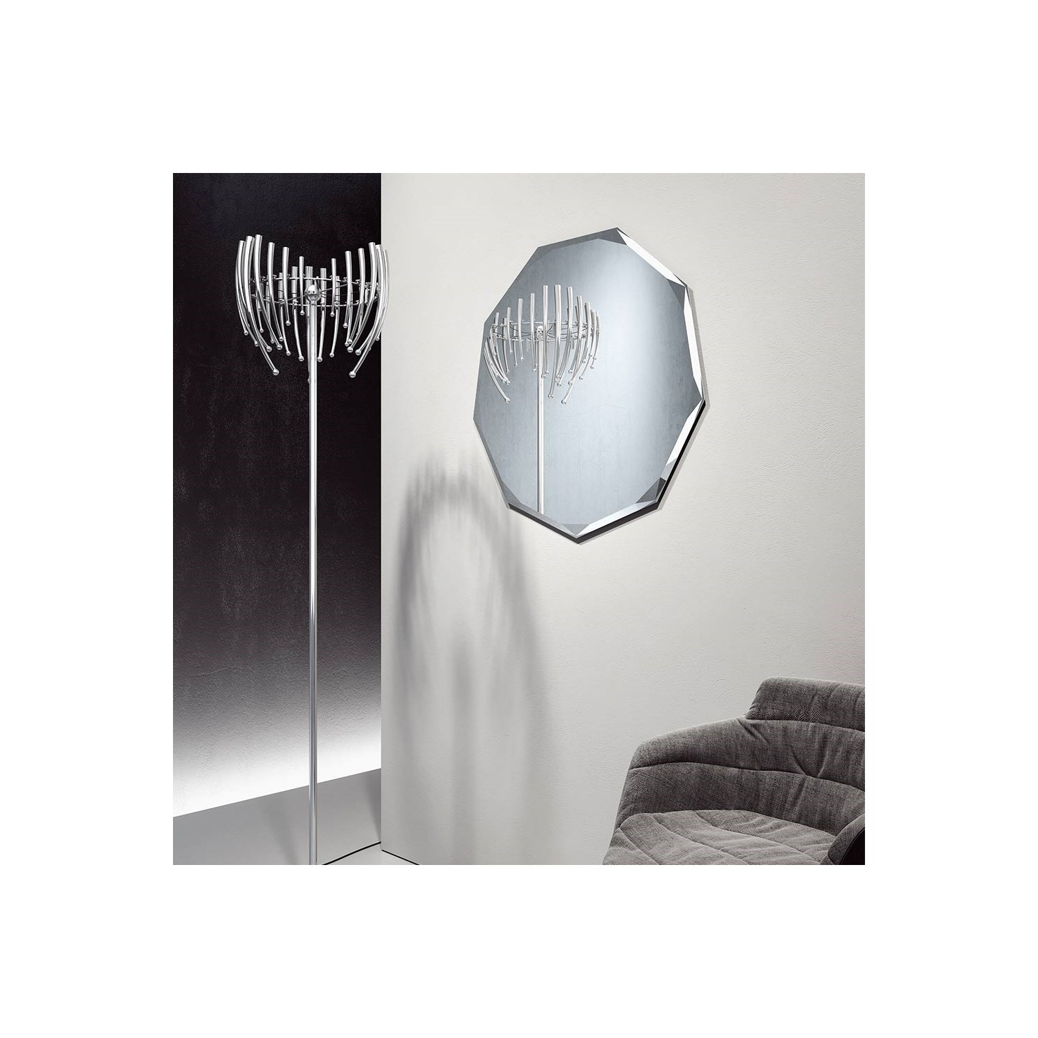 Origins Living Polygon Mirror - 670 x 660mm | Drench