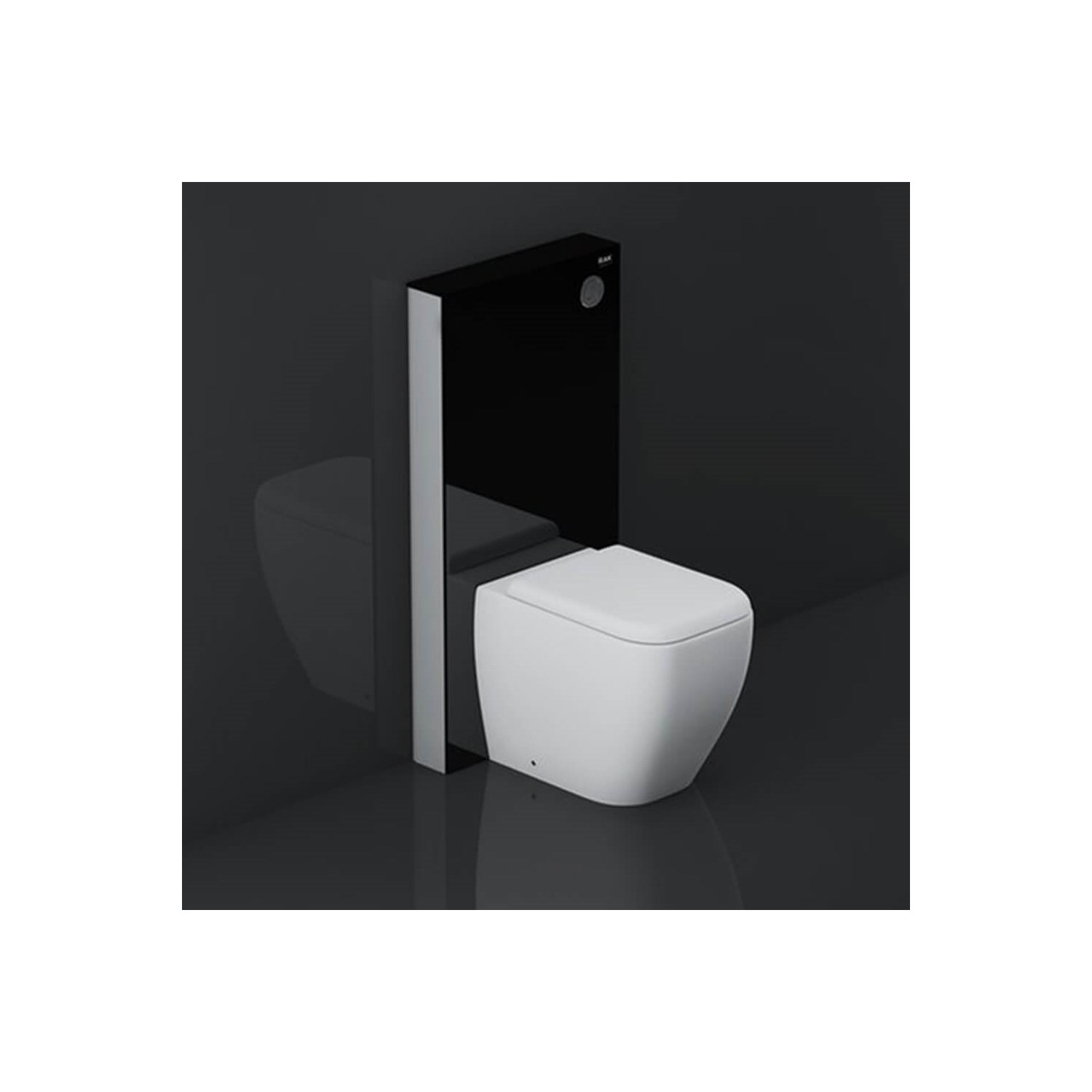 RAK Obelisk Glass WC Unit with Cistern for Back to Wall Toilets | Drench