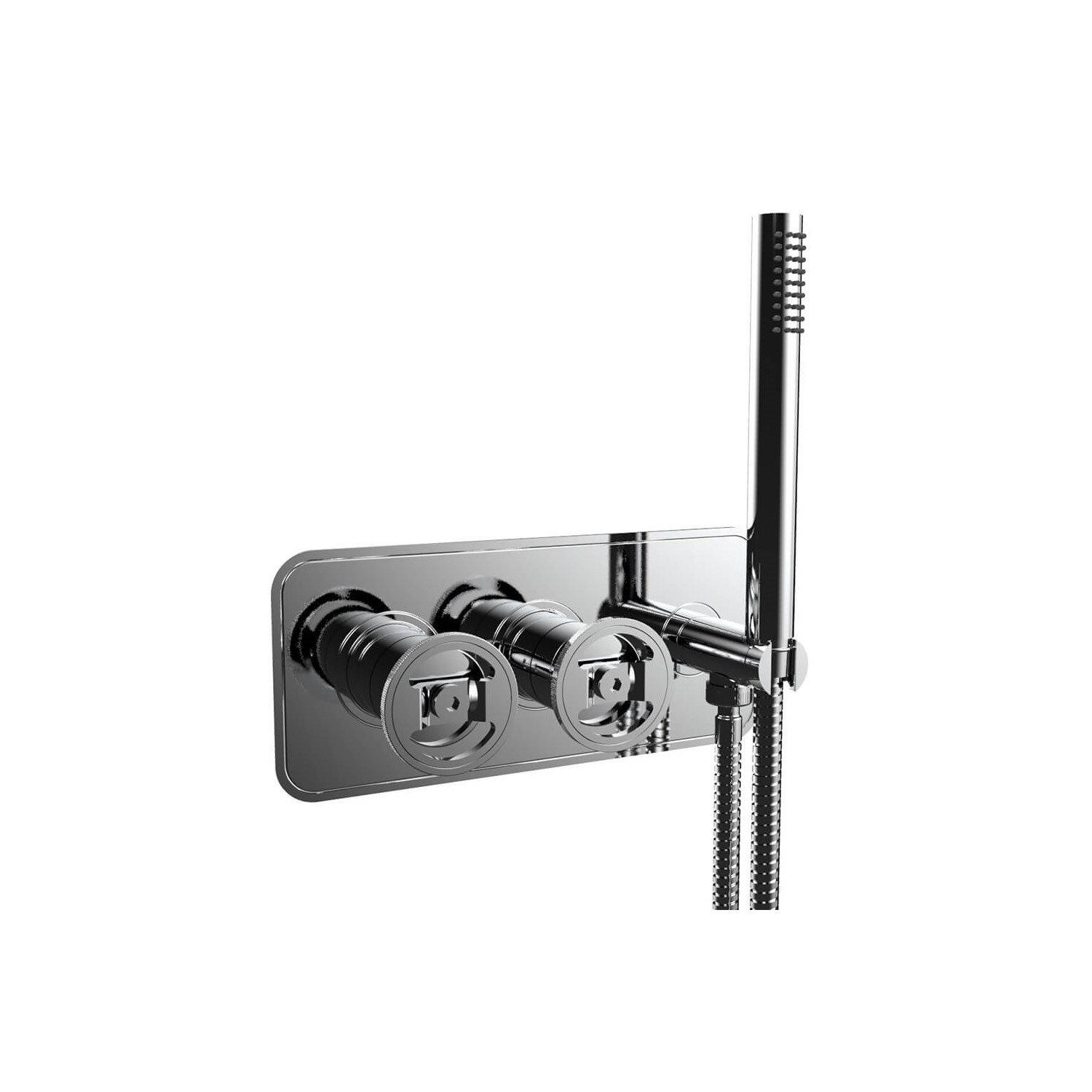 Crosswater Union 2 Outlet Concealed Thermostatic Bath Shower Valve with ...