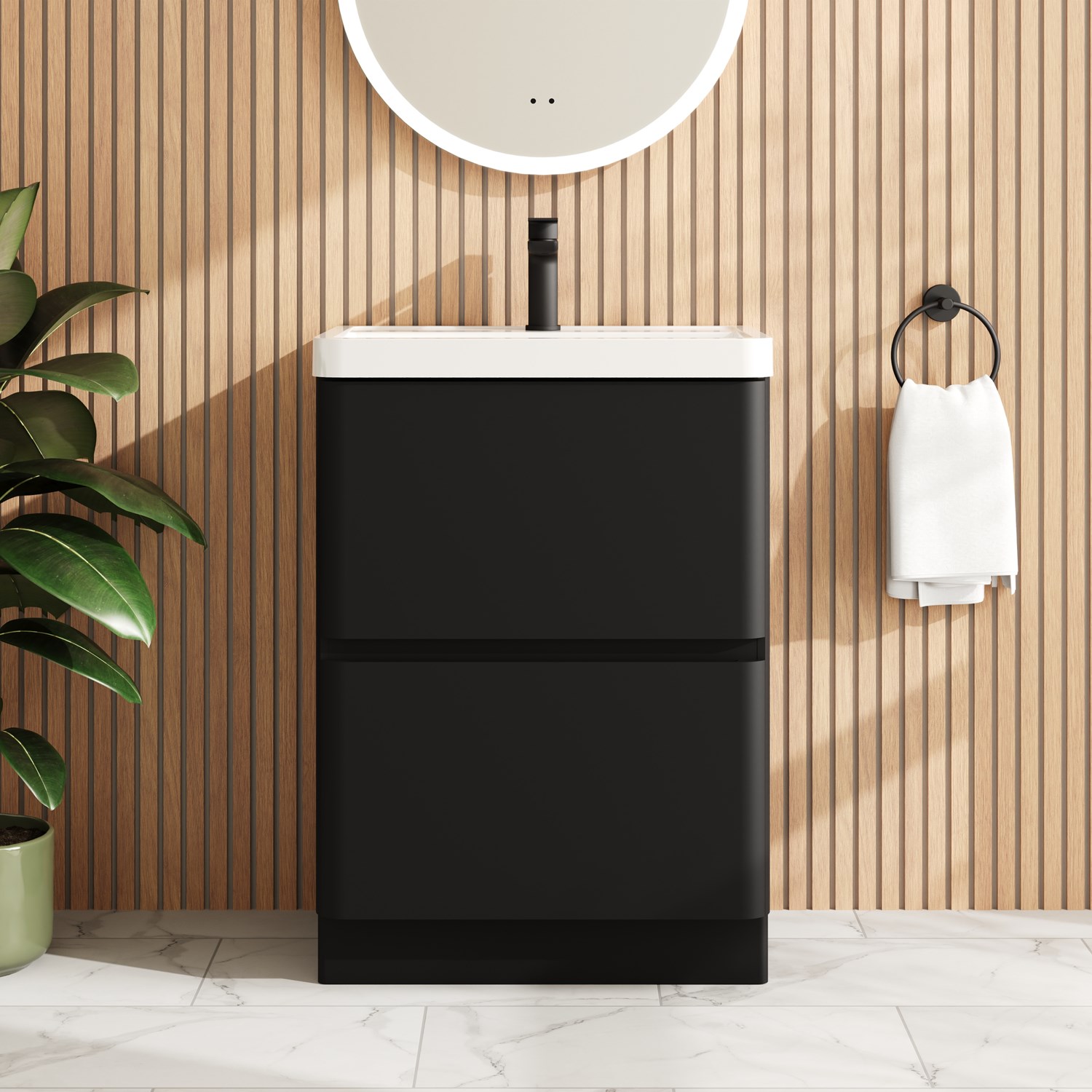 Drench Origin 600mm Floorstanding Vanity Unit & Basin | Drench