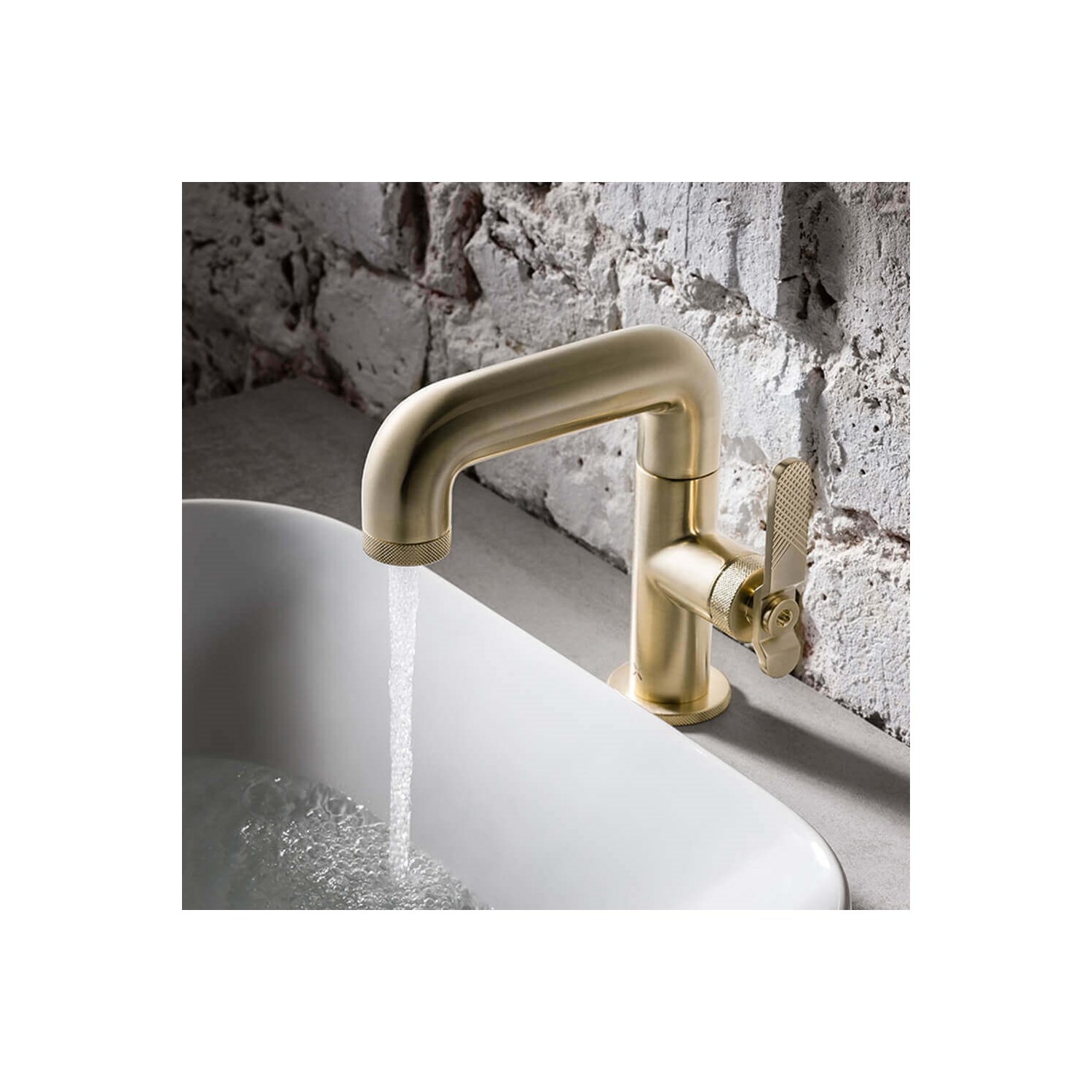 Crosswater Union WRAS Approved Mono Basin Mixer Tap - Brushed Brass ...