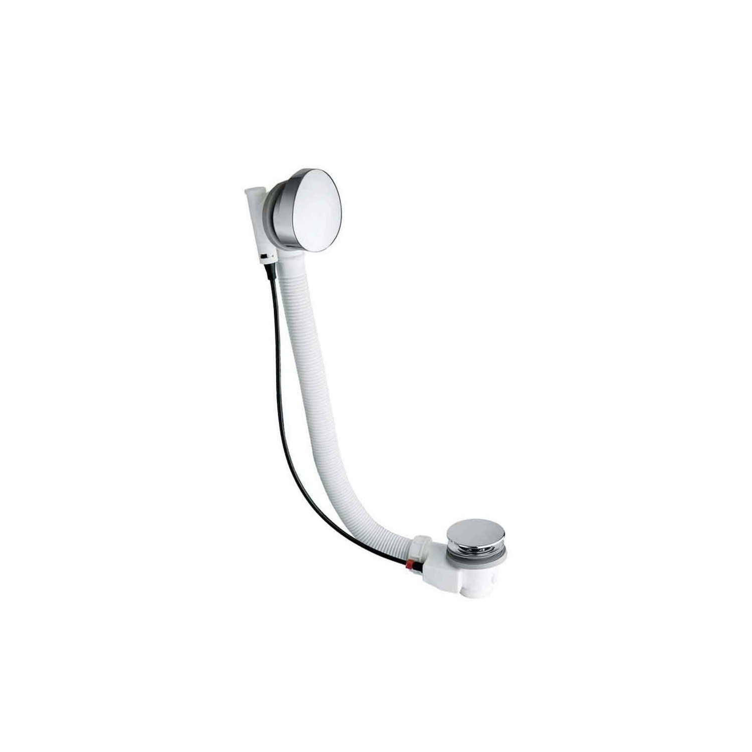 Crosswater Water Drop Shaped Overflow and Pop-Up Bath Waste | Drench