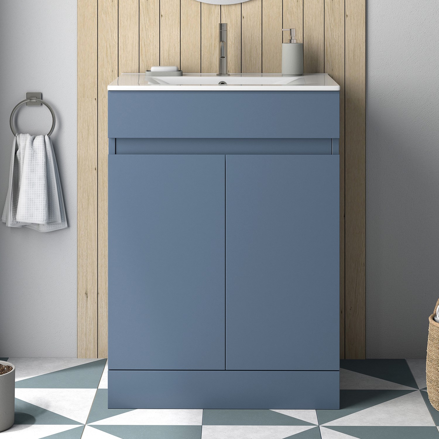 Dylan 600mm Floorstanding Vanity Unit & Basin | Drench