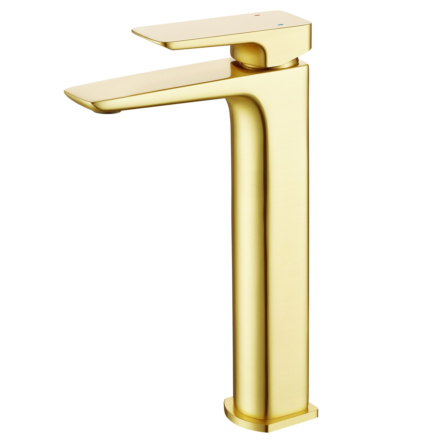 Harbour Status Tall Basin Mixer Tap - Brushed Brass | Drench