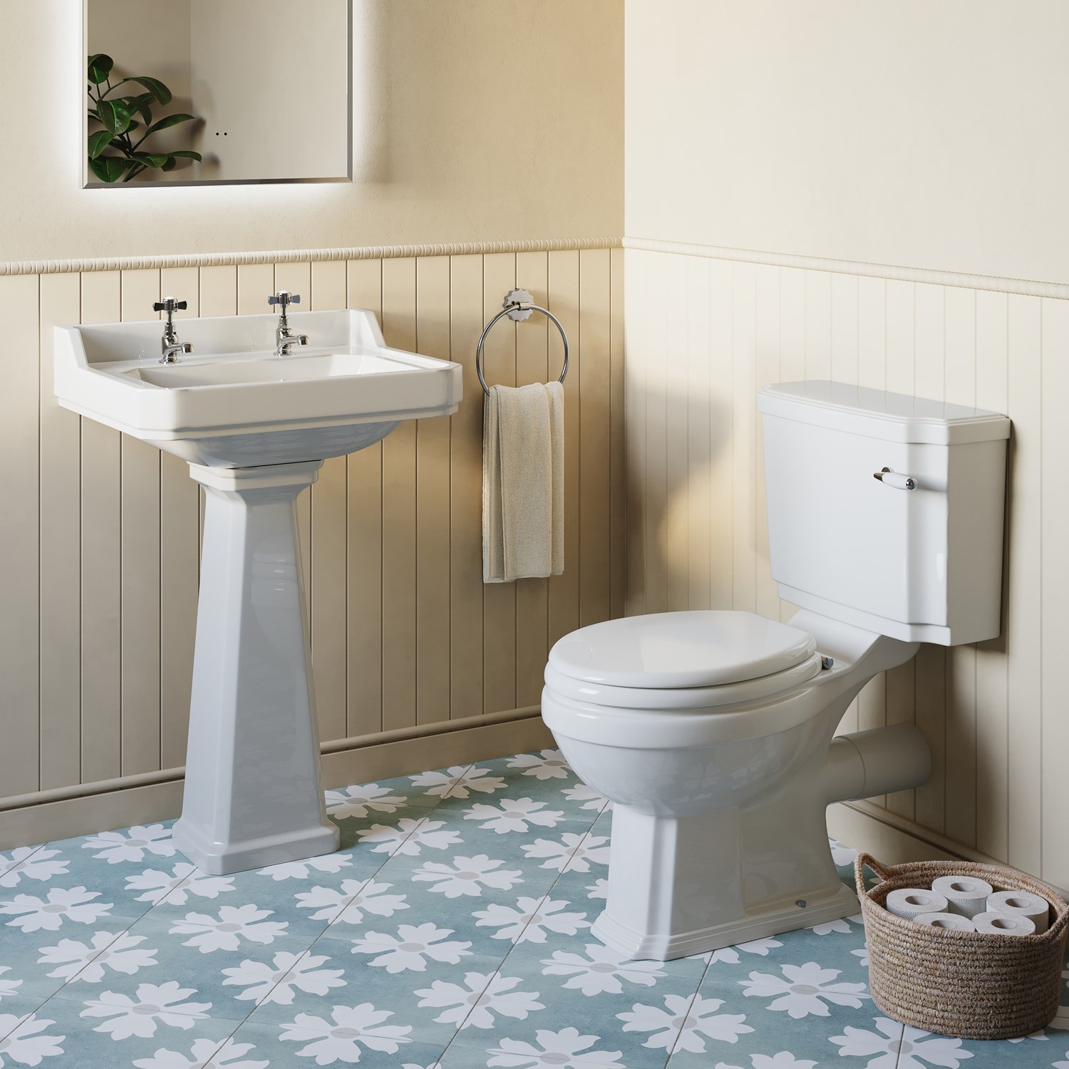 Butler & Rose Darcy Traditional Bathroom Suite | Drench
