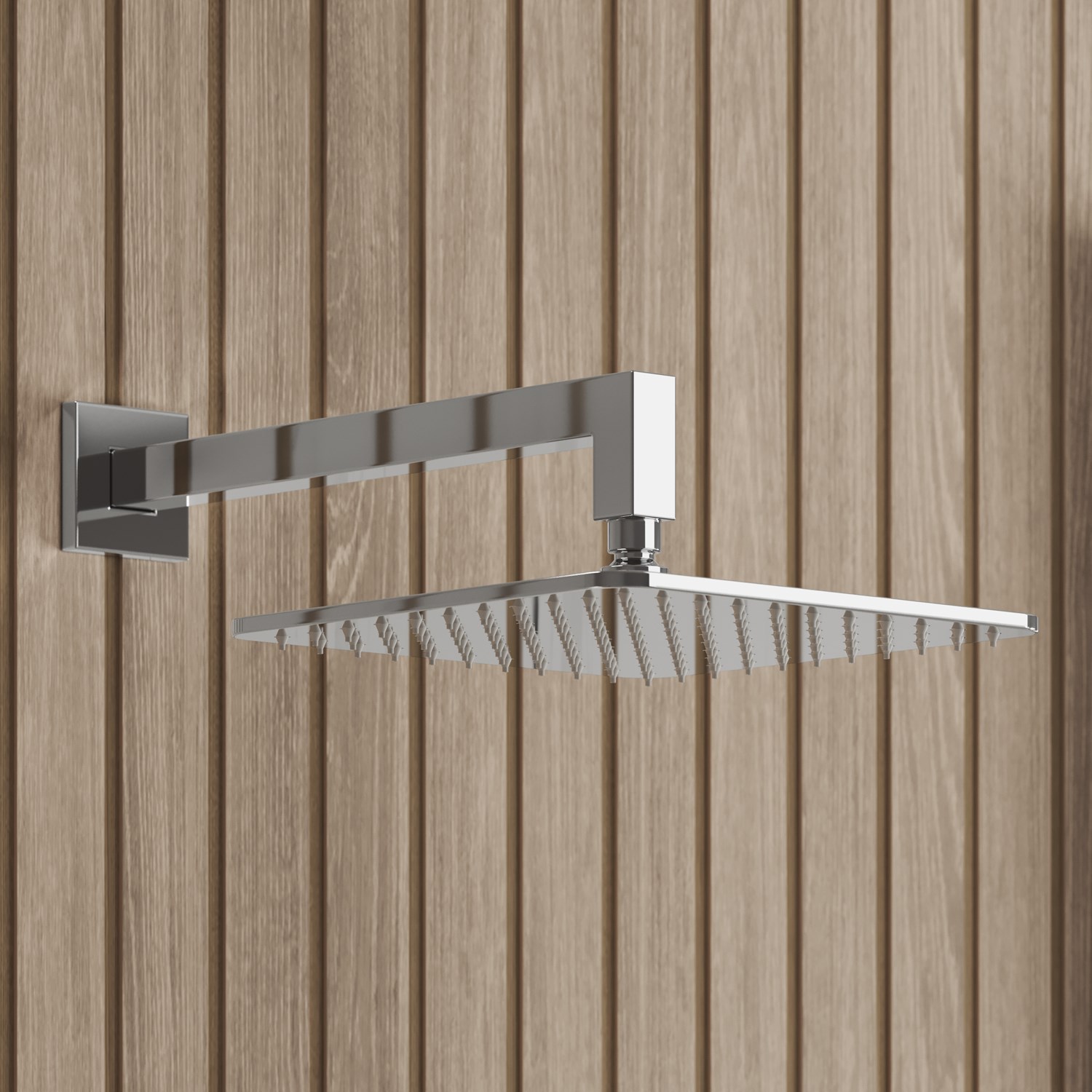 Core Square Fixed Shower Head with Arm | Drench