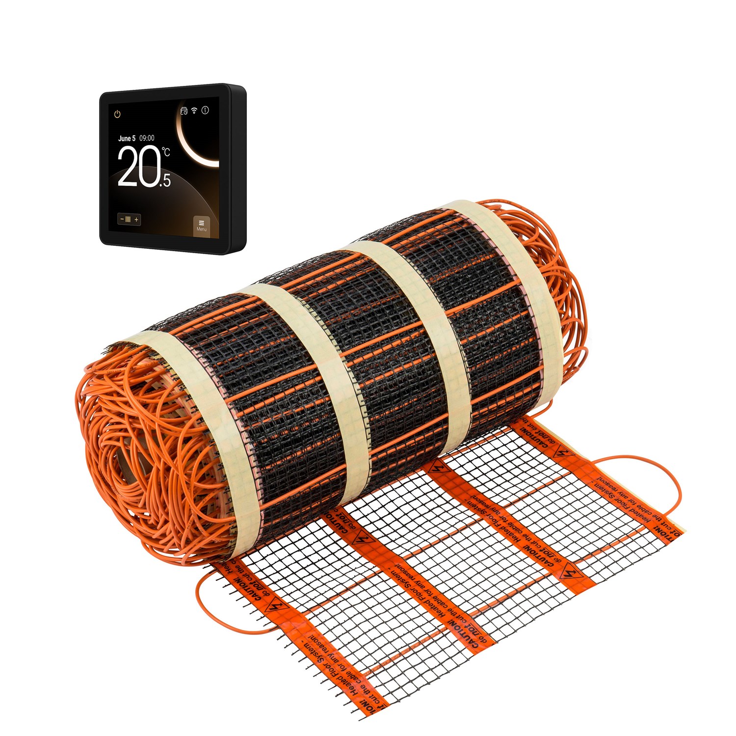 Heat Mat Pro Wall Heating Mat 160W per m2 with Optional WiFi Thermostat ...